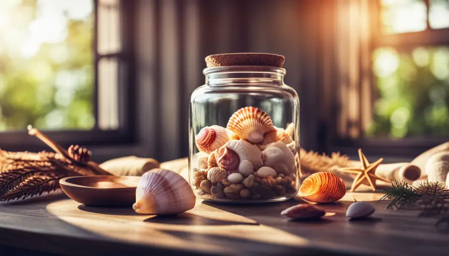 Showcasing Oceanic Jewels- How To Display Seashells Creatively