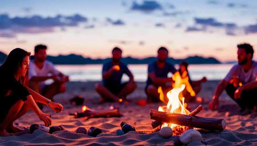 Here Are 5 Ways To Build A Campfire On The Beach